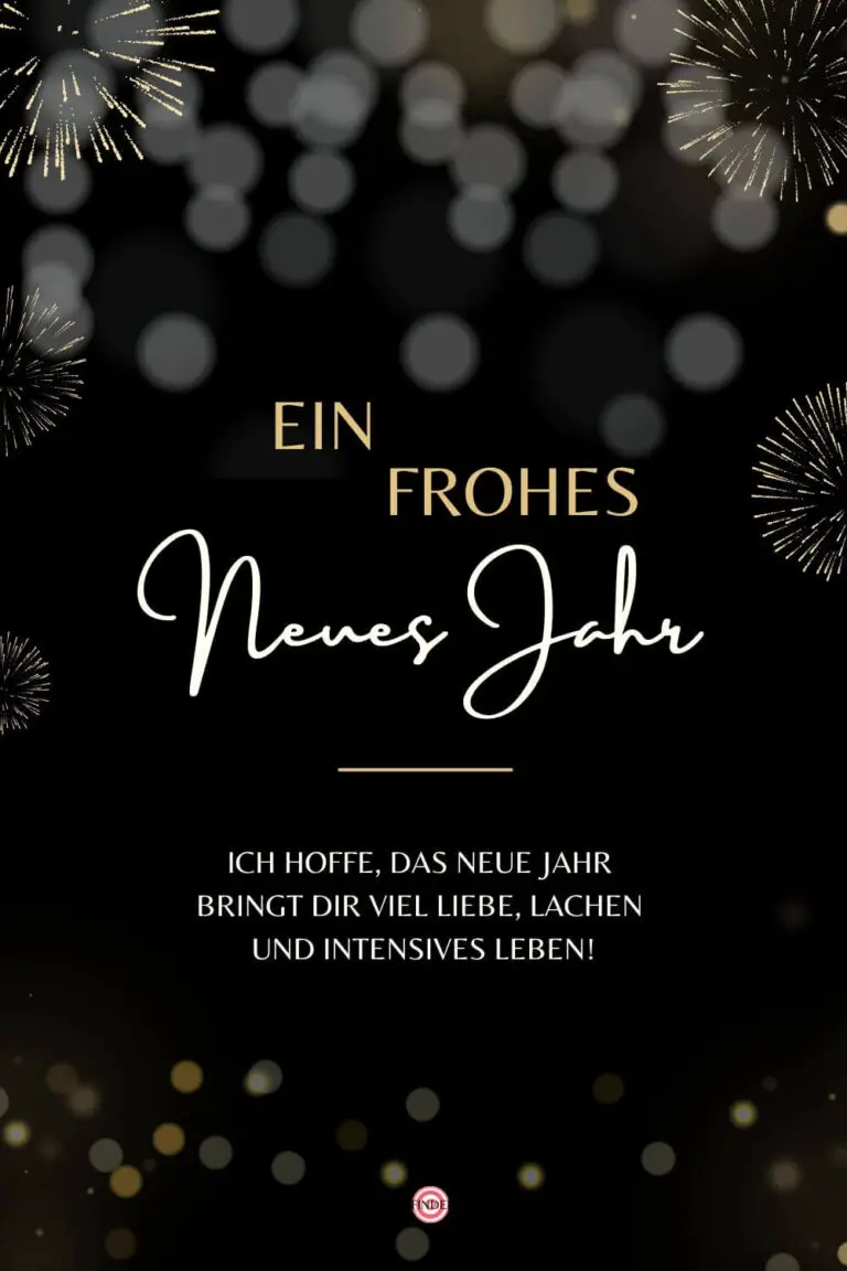 Neujahrswünsche - Sprüche, Grüße und Bilder für Silvester 2024!